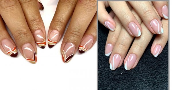 Przedstawiamy abstract french! Czyli najmodniejsza odmiana french'a. Co ...