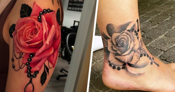 #rosetattoo - tatuaż róży. To piękny, kobiecy, wielowymiarowy i ...