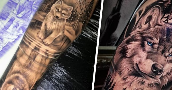 #wolftattoo - tatuaż wilka. To jeden z najpopularniejszych ...