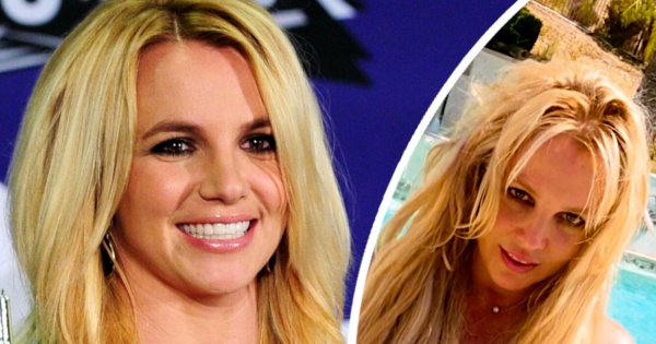Britney Spears i jej nagie piersi w lazurowym basenie – ma na sobie ...