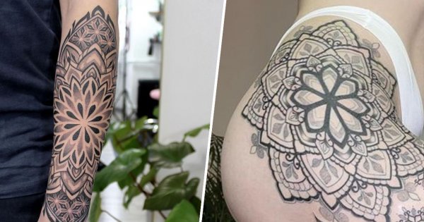 #mandalatattoo - tatuaż mandala. Oto najpiękniejsze projekty 2022 roku!