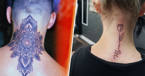 Tatuaże na karku - zobacz najlepsze pomysły na tatuaż w tym niezwykłym ...