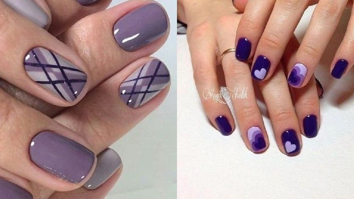 Fioletowy manicure - hitowe propozycje na sezon 2020 [GALERIA]