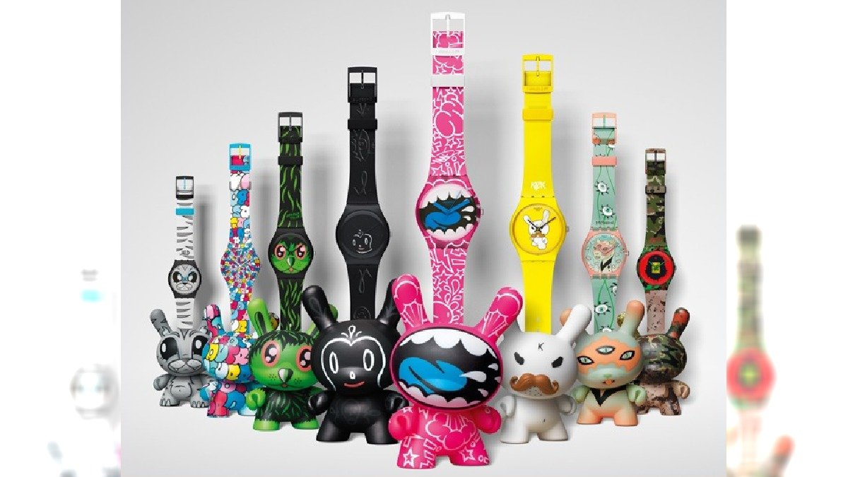 Artystyczna kolekcja Swatch i Kidrobot