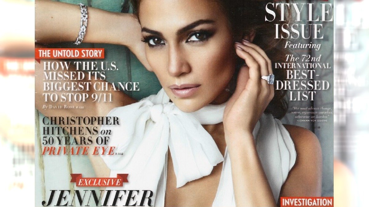 Jennifer Lopez w Vanity Fair