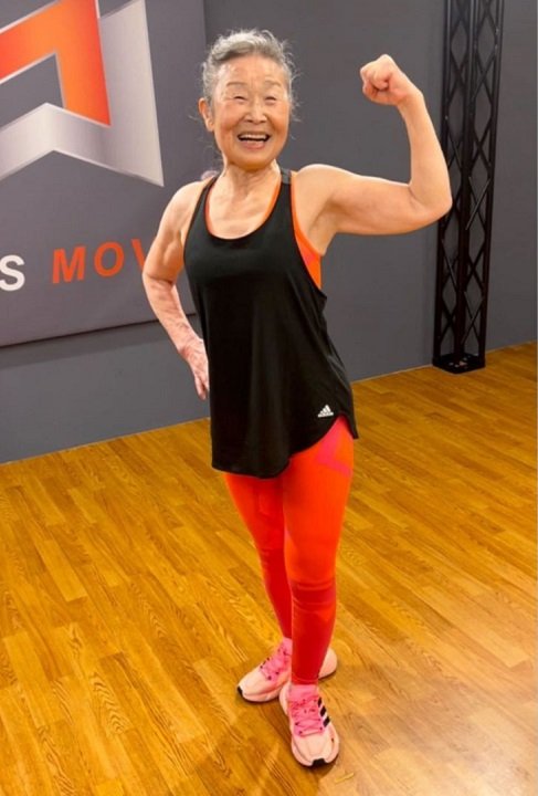 Takimika - najstarsza instruktorka fitness na świecie!