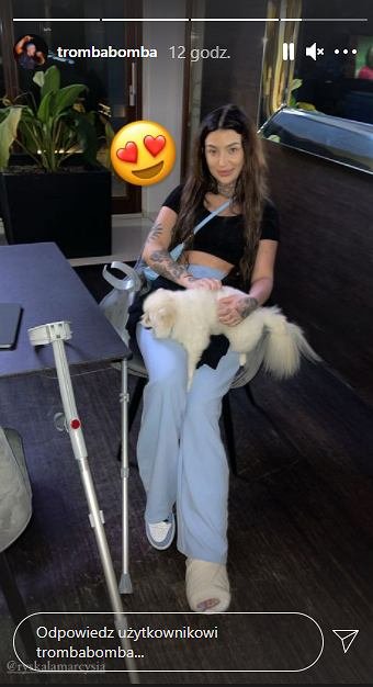 Marcysia Ryskala złamała nogę! Co się stało?