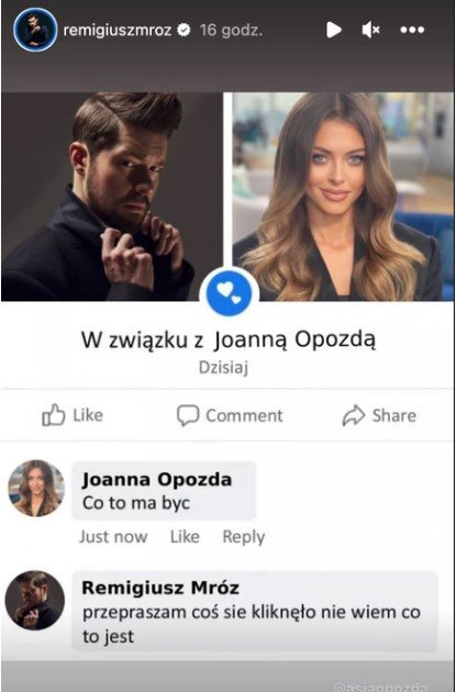 Joanna Opozda prowokuje Remigiusza Mroza zdjęciem w bikini. Jednak coś ...