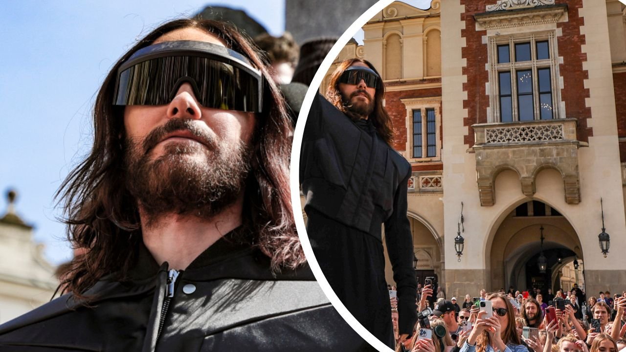 Jared Leto dał darmowy koncert na krakowskim rynku. Wymachiwał ...