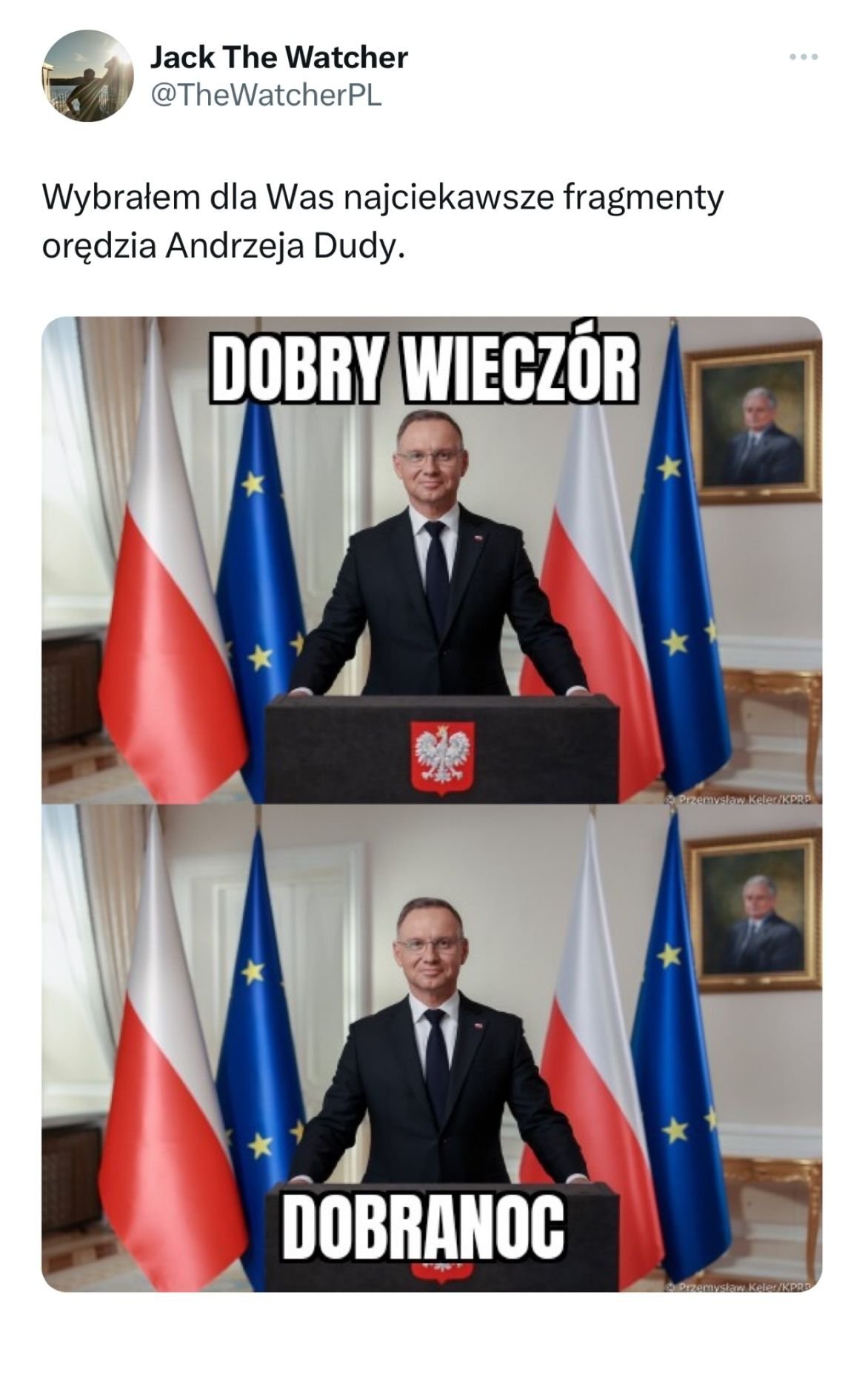 Twardy Andrzej namawiał do pójścia na niedzielny spacer. Zabawna ...