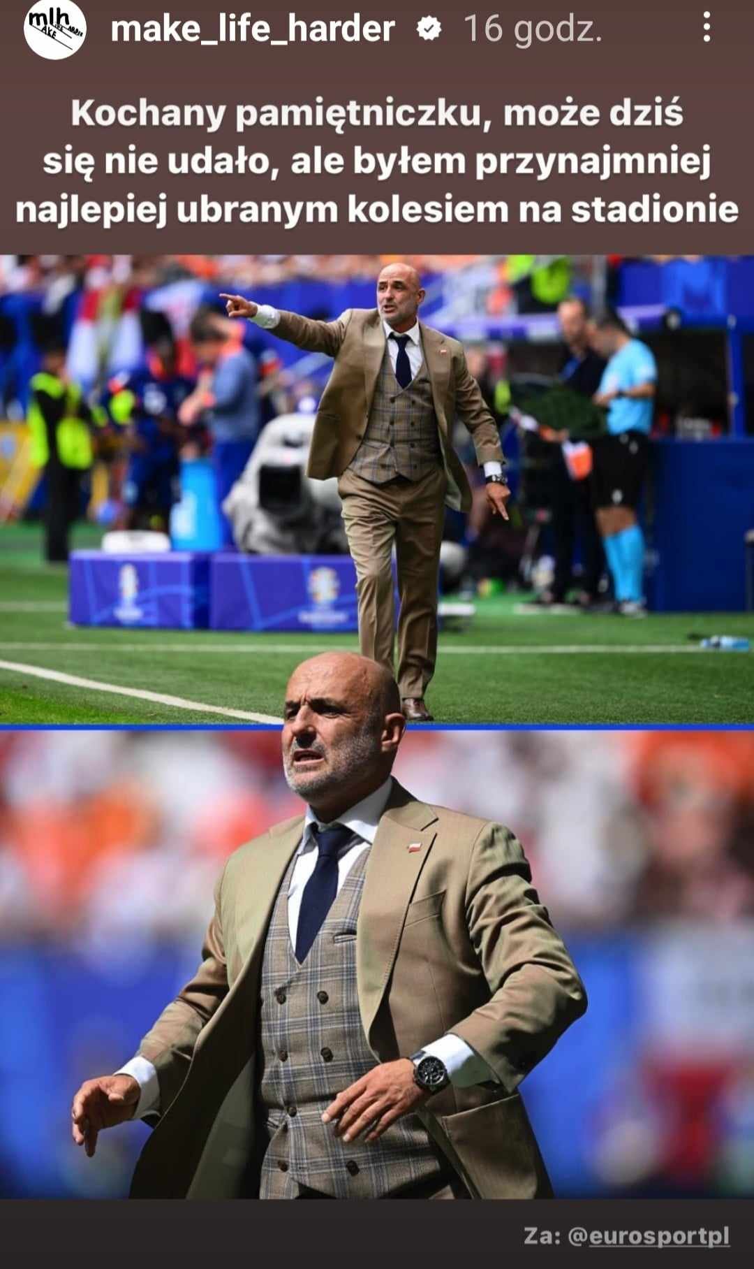 Michał ze stadionu to najlepiej ubrany mężczyzna w Polsce. Zachwycił ...