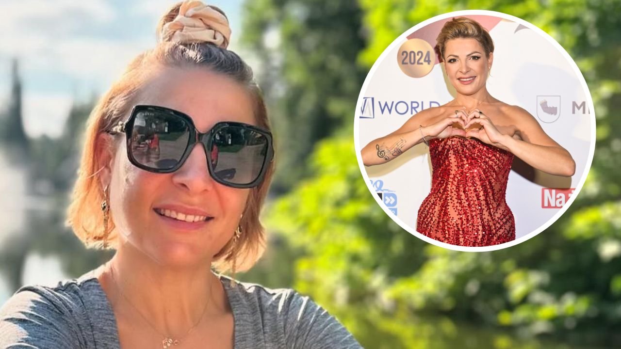 Magda Narożna w samym body z frędzlami. Nogi to ona ma do nieba