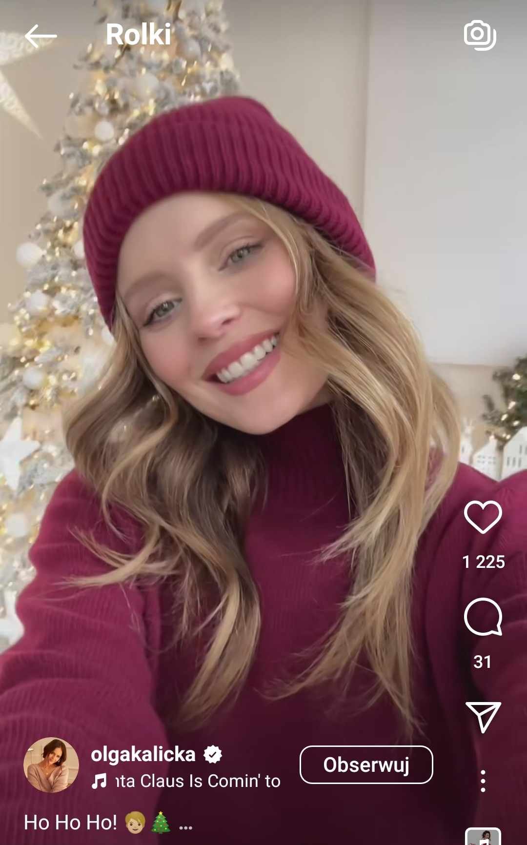 Ciężarna Olga Kalicka pozuje z dużym brzuszkiem: "Dziś wyglądam tak ...