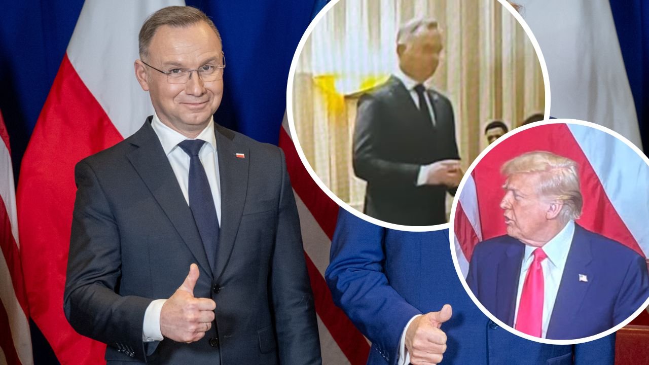 Twardziel Andrzej chyba się zestresował czekając na pomarańczowego ...