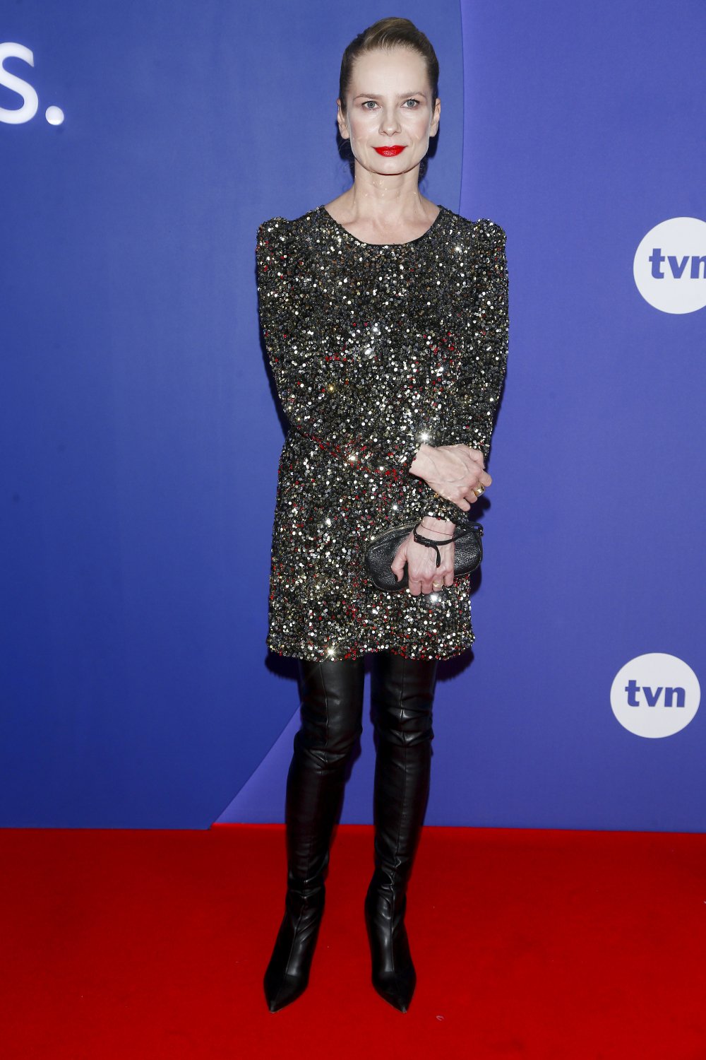 Magdalena Cielecka w skórzanych kozakach jak polska Kate Moss. Za to ...