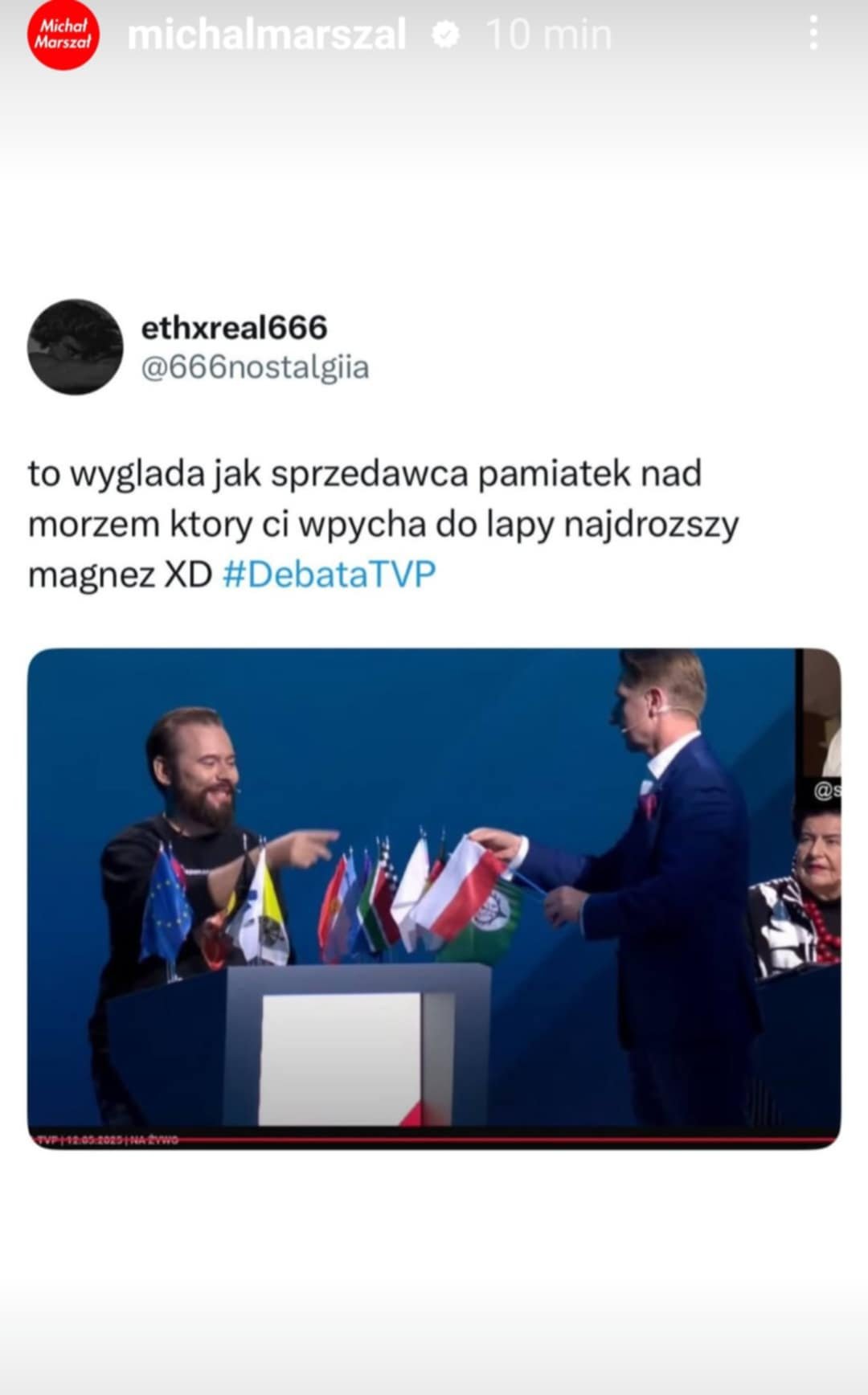 Krzysiek od flag złamał zasady. Jego kramik wywołał memy. "Sprzedawca ...