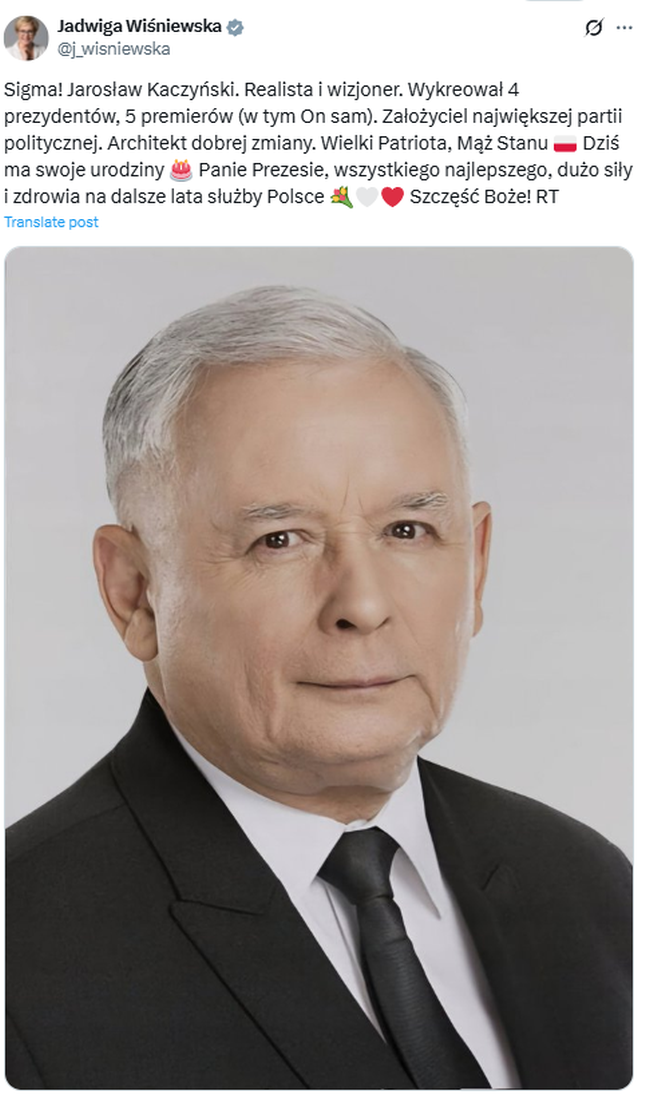 Jadzia od Jarka złożyła mu życzenia urodzinowe. Wazelina jak się patrzy