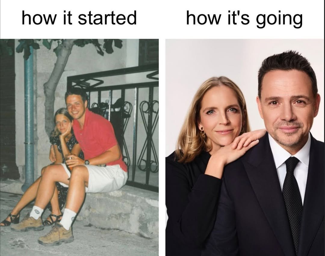 Romantyczny Rafał pokazał nigdy niepublikowane kadry i mem z dostojną ...