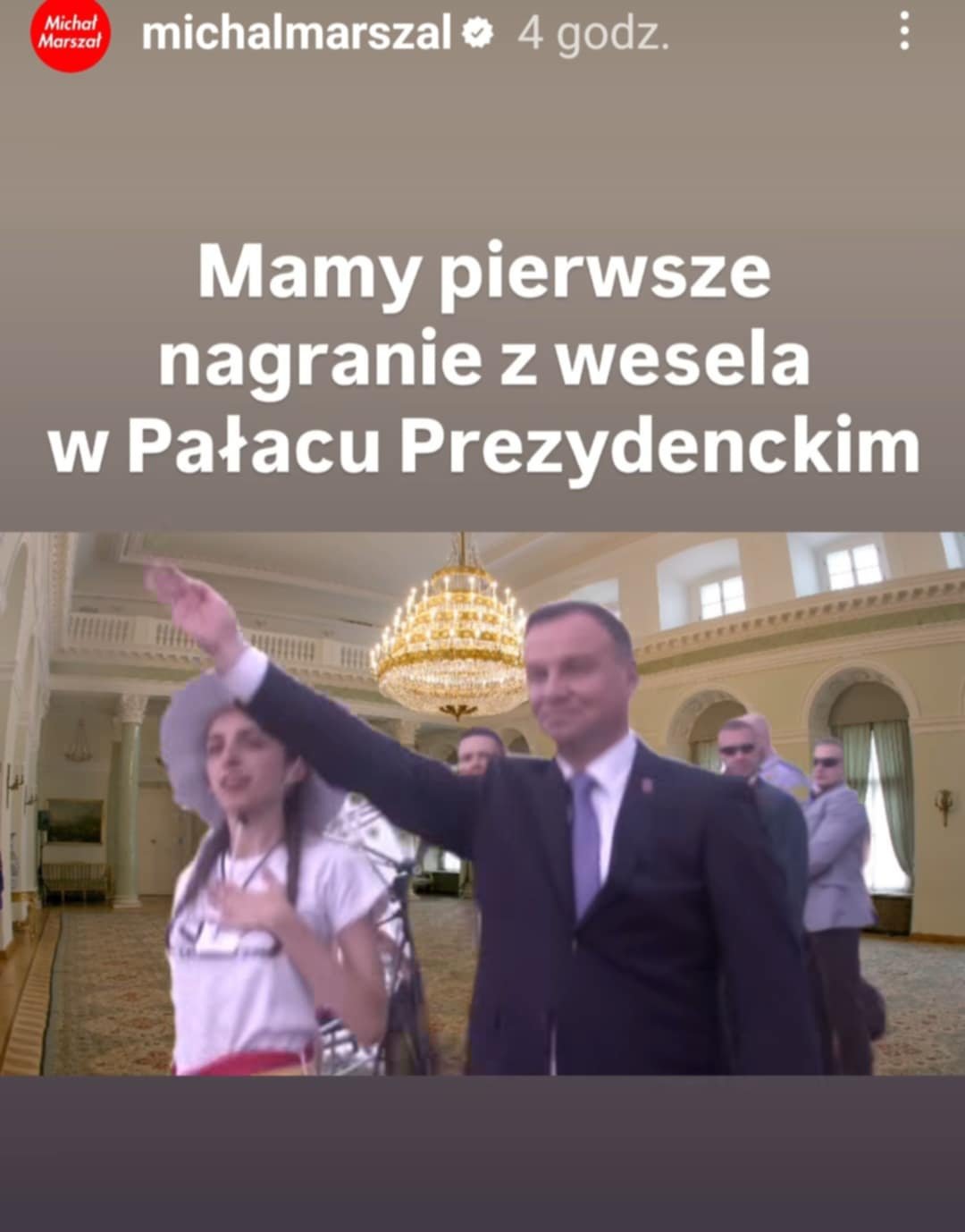 Kinia od Andrzeja wzięła ślub. Internauci zasypali sieć memami