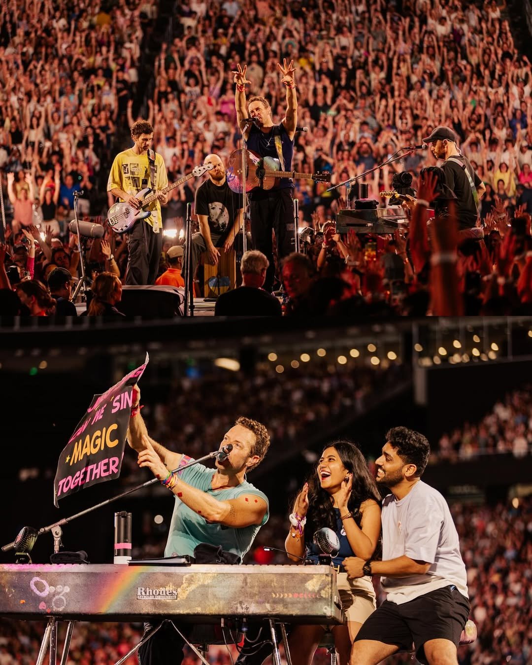 Zdradzali swoich partnerów na koncercie Coldplay. Kamera "kiss cam ...