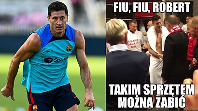 Robert Lewandowski oficjalnie przeszedł do FC Barcelony! Sieć zalały memy!