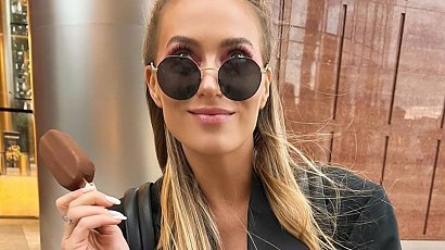 Marcelina Zawadzka w jesiennej stylizacji. "Dekolcik trochę nie za duży ...